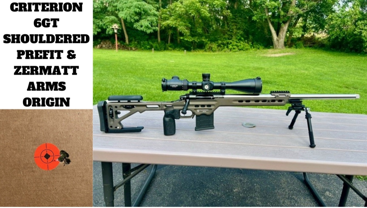 CRITERION 6GT SHOULDERED PREFIT & ZERMATT ARMS ORIGIN BUILD | Northland ...